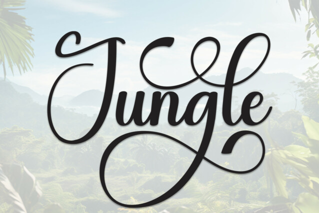 Jungle Calligraphy Font - Befonts