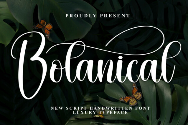 Botanical Script Font - Download Free Font
