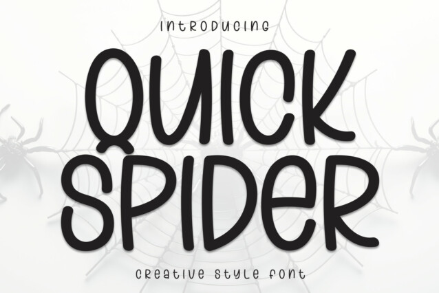 Quick Spider Display Font - Download Free Font