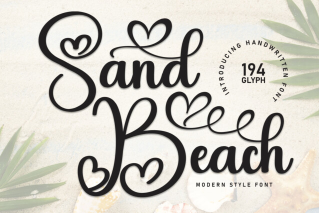 Sand Beach Script Font - Download Free Font