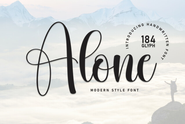 Alone Calligraphy Font - Download Free Font