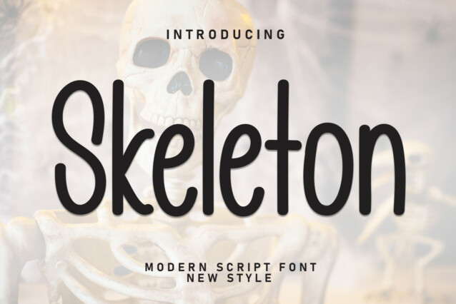 Skeleton Display Font - Download Free Font