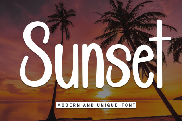 Sunset Display Font - Download Free Font