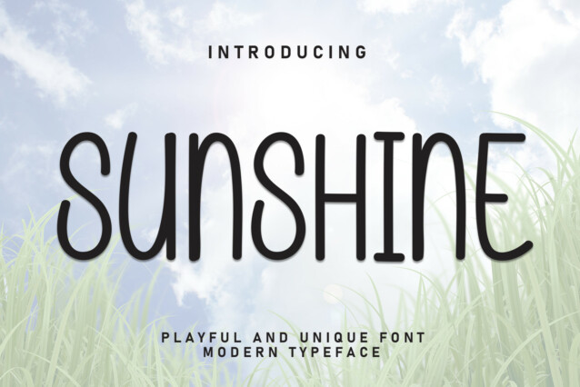 Sunshine Display Font - Download Free Font