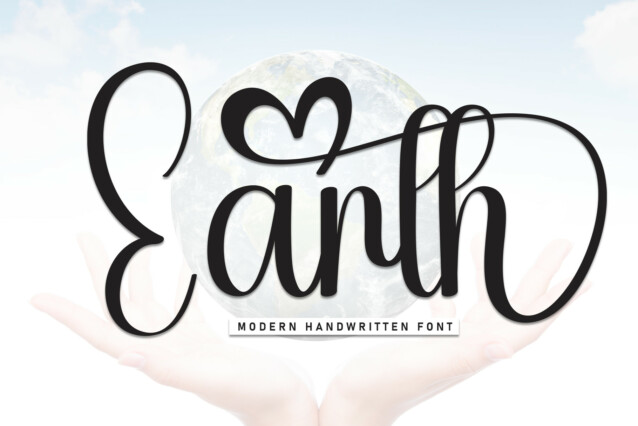 Earth Script Font - Befonts