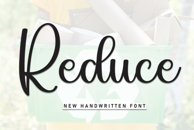 Reduce Display Font - Download Free Font