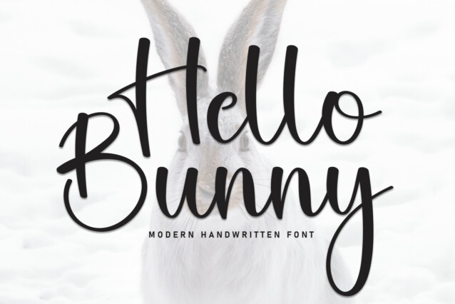 Hello Bunny Script Font - Download Free Font