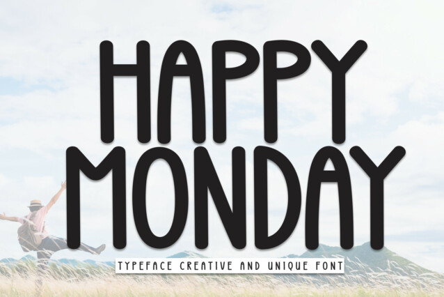 Happy Monday Display Font - Download Free Font