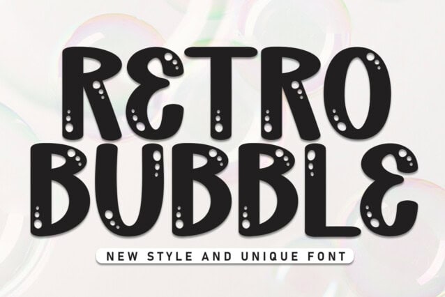 Retro Bubble Display Font - Download Free Font