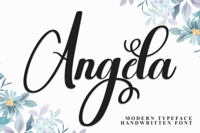 Angela Calligraphy Font - Download Free Font