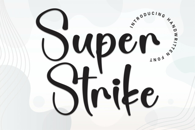 Super Strike Brush Font - Download Free Font