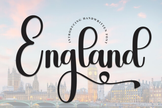 England Calligraphy Font - Download Free Font