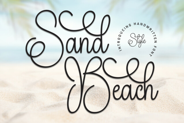 Sand Beach Calligraphy Font - Download Free Font