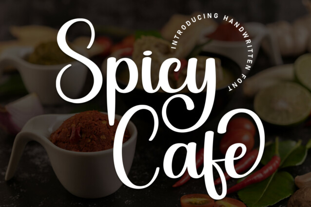 Spicy Cafe Script Font - Befonts