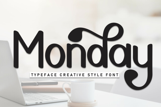 Monday Display Font - Download Free Font