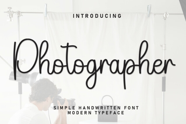 Photographer Script Font - Download Free Font