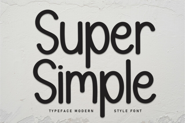 Super Simple Display Font - Download Free Font
