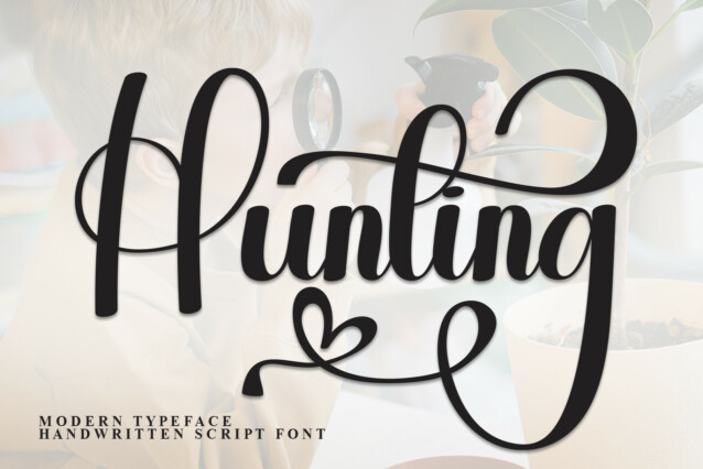 Hunting Calligraphy Font - Download Free Font