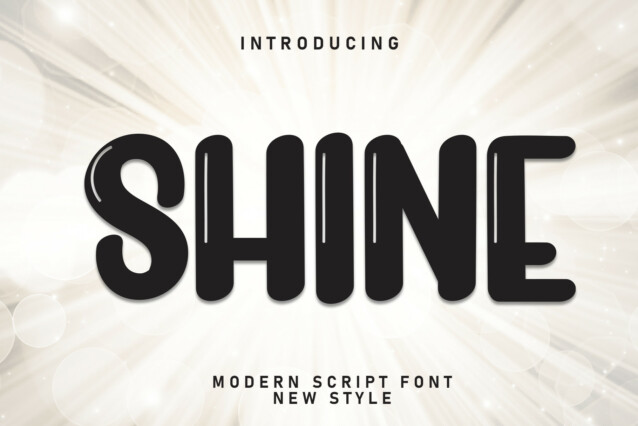 Shine Display Font - Befonts