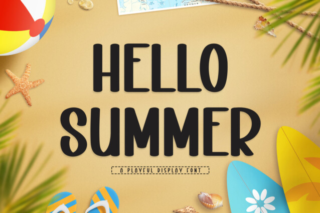Hello Summer Display Font - Download Free Font