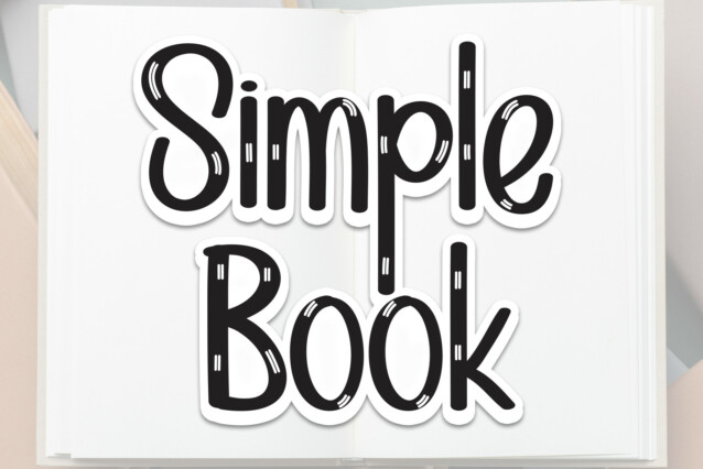 Simple Book Display Font - Download Free Font