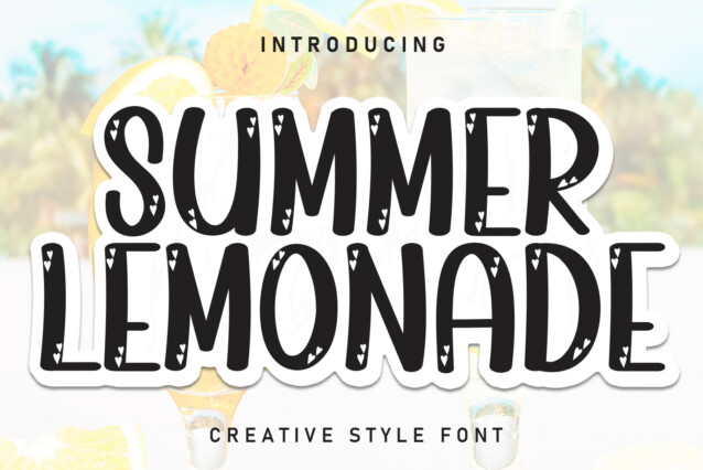 Summer Lemonade Display Font - Download Free Font