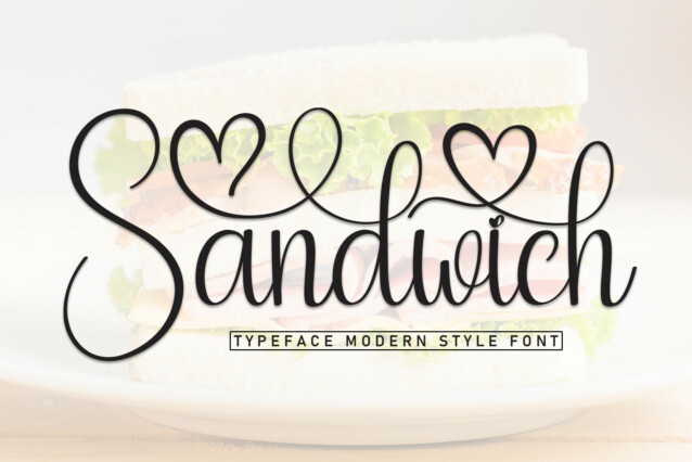 Sandwich Calligraphy Font - Download Free Font