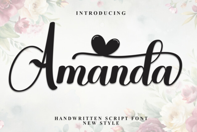 Amanda Script Font - Download Free Font