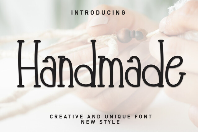 Handmade Display Typeface - Download Free Font