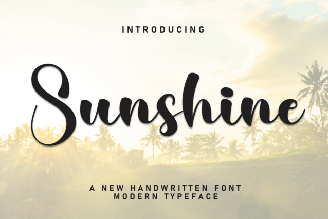 Sunshine Script Font - Download Free Font