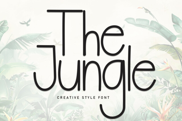 The Jungle Display Font - Download Free Font