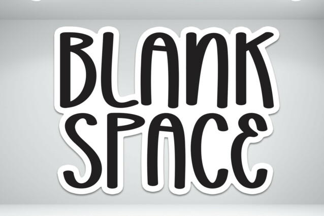 Blank Space Display Font - Download Free Font