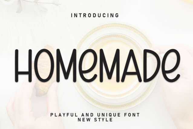 Homemade Display Font - Download Free Font
