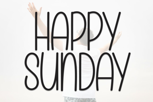 Happy Sunday Display Font - Befonts