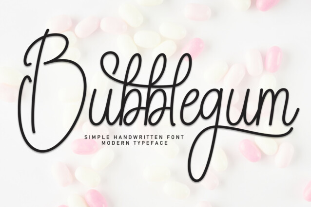 Bubblegum Script Font - Download Free Font