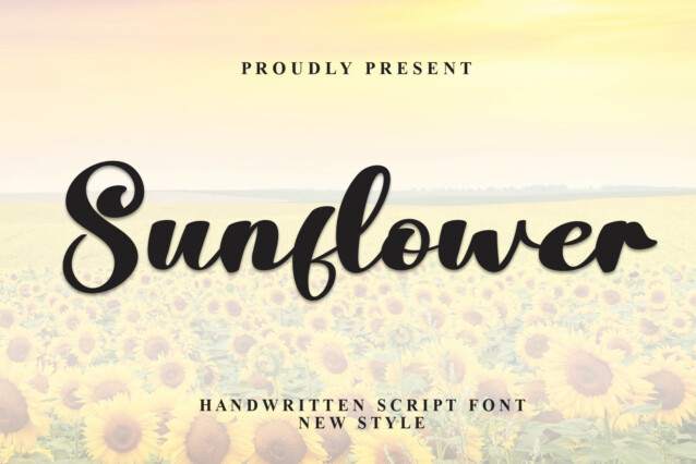 Sunflower Script Typeface - Download Free Font