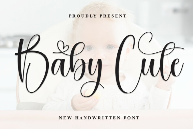 Baby Cute Calligraphy Font - Befonts