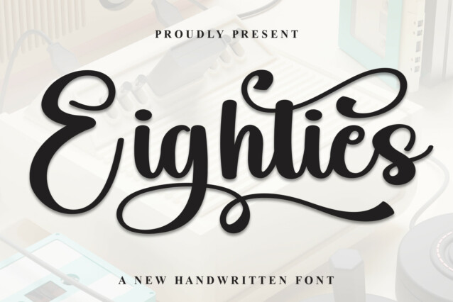Eighties Script Font - Download Free Font