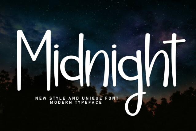 Midnight Display Font - Download Free Font