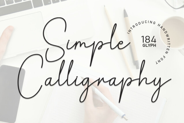 Simple Calligraphy Font - Befonts