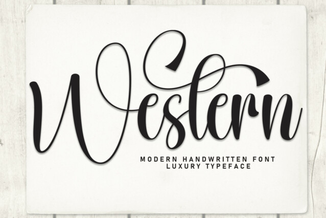 Western Calligraphy Font - Download Free Font
