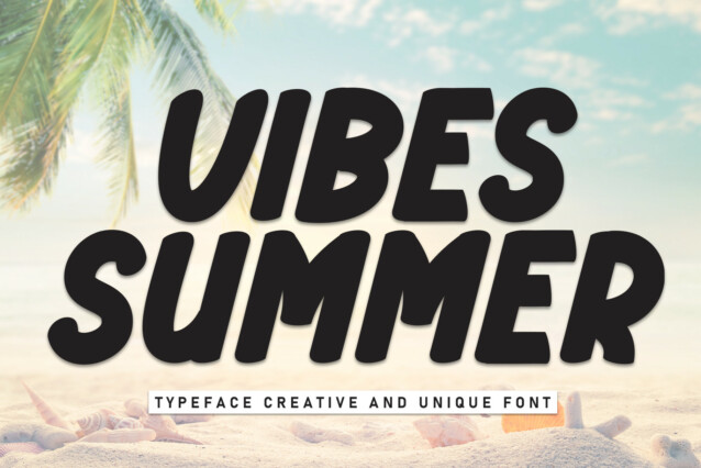 Vibes Summer Display Font - Download Free Font