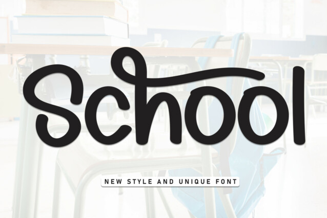 School Display Font - Download Free Font