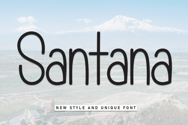 Santana Display Font - Download Free Font