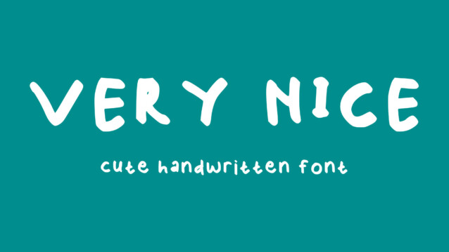 Very Nice Font - Download Free Font