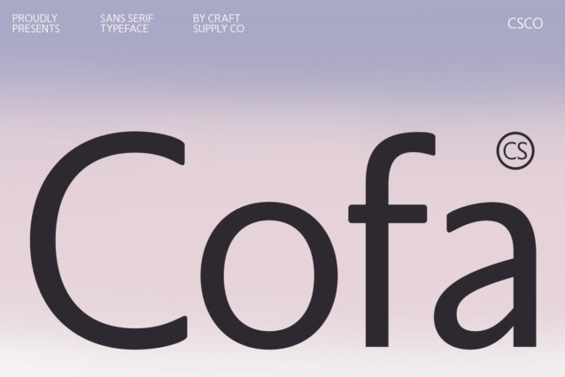 CS Cofa Font - Download Free Font