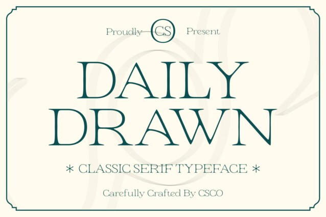 CS Daily Drawn Font - Download Free Font
