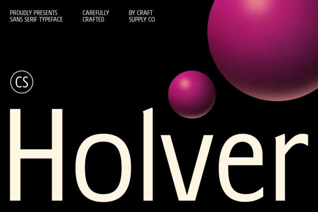 CS Holver Font - Download Free Font