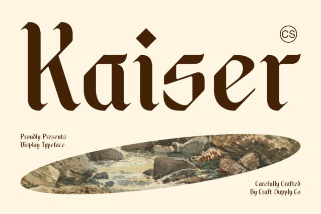 CS Kaiser Font - Download Free Font