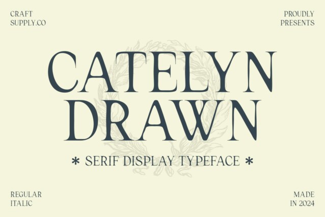 Catelyn Drawn Font - Download Free Font
